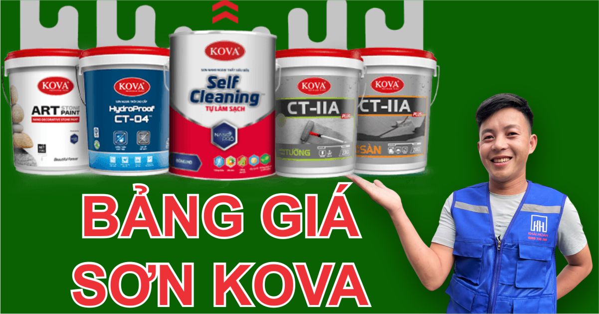 Bảng Báo Giá Sơn Kova Trọn Gói Giá Rẻ【Cập Nhật Mới Nhất 2023】